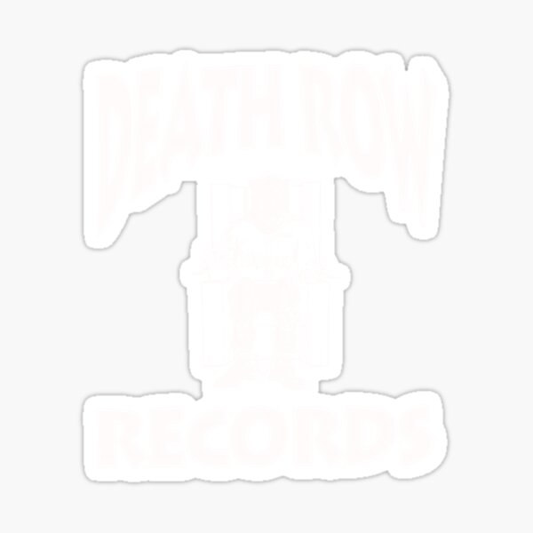 "Death Row Records" Sticker for Sale by BestDoneForYou | Redbubble