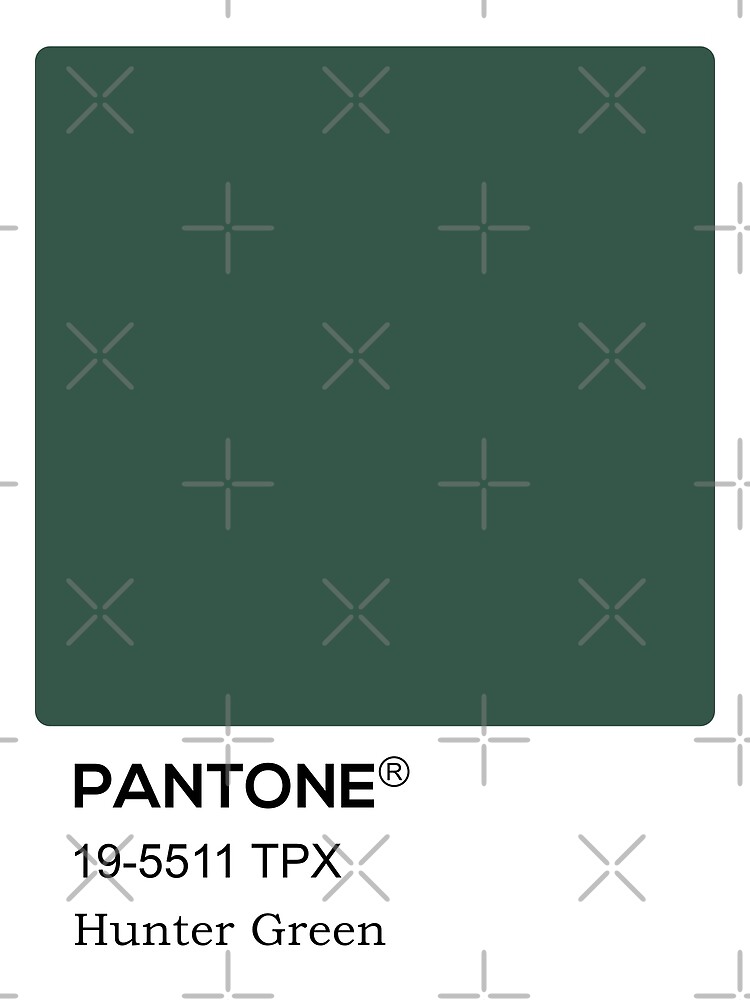 "PANTONE Hunter Green" Poster for Sale by dgpatel | Redbubble