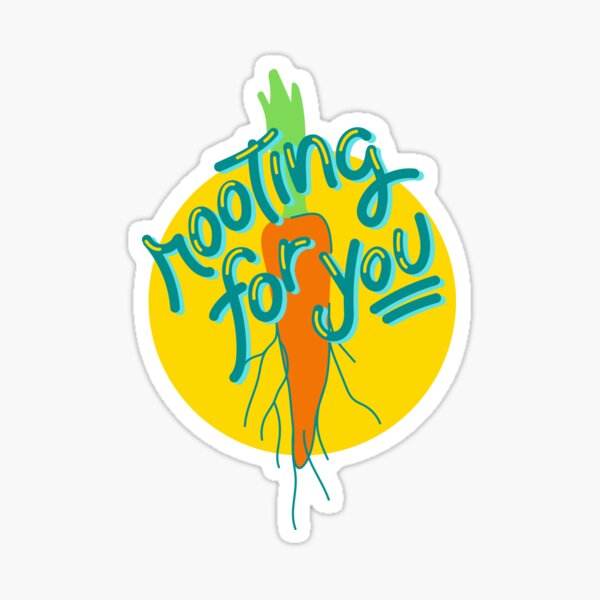 "Rooting for you-Positive Affirmations" Sticker for Sale by Murataa ...