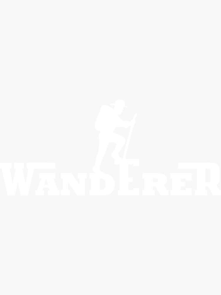 "Wanderer" Sticker for Sale by WandererDesign | Redbubble