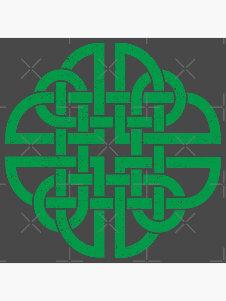 Póster «Escudo de nudo celta vintage - Día de San Patricio» de skauff ...