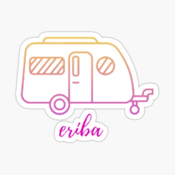 "Eriba Caravan Classic T-Shirt" Sticker by HAJBANE | Redbubble