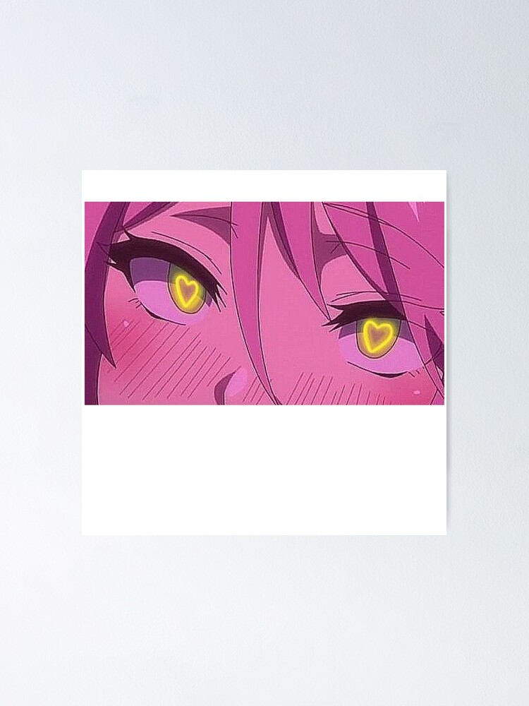 "Lewd Heart Eyes" Poster for Sale by PourElla | Redbubble