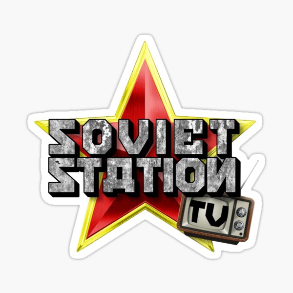 "Soviet Station TV" Sticker by KYPCK-KREATIONS | Redbubble