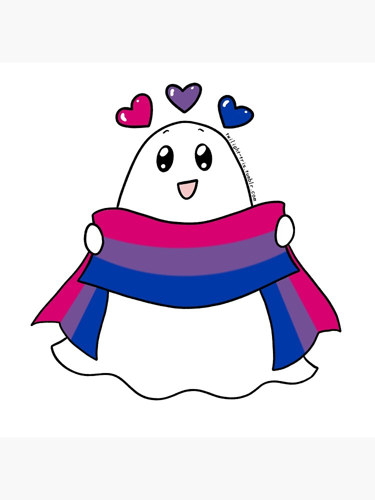 "Bi Ghost" Poster for Sale by twilight-trix | Redbubble