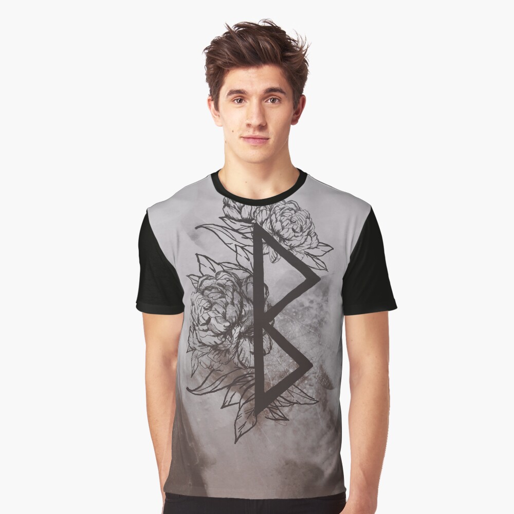 "Growth Rune" T-shirt for Sale by ValhallaDesigns | Redbubble | runes ...