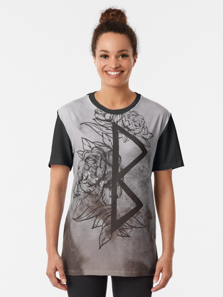 "Growth Rune" T-shirt for Sale by ValhallaDesigns | Redbubble | runes ...