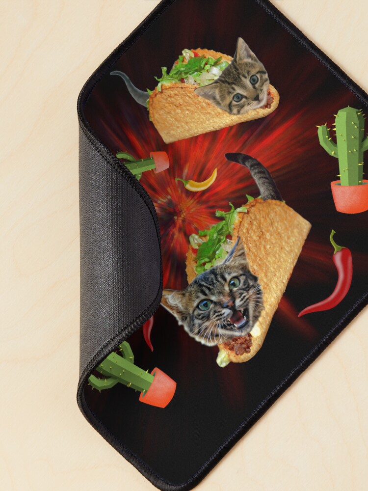 "Exploding Taco Cats" Mouse Pad for Sale by MeowMerch | Redbubble