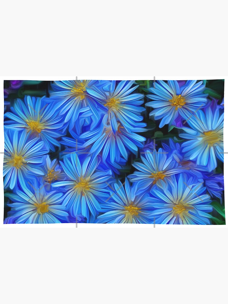 "SO BLUE DAISY" Sticker for Sale by Fzorbinjr58 | Redbubble