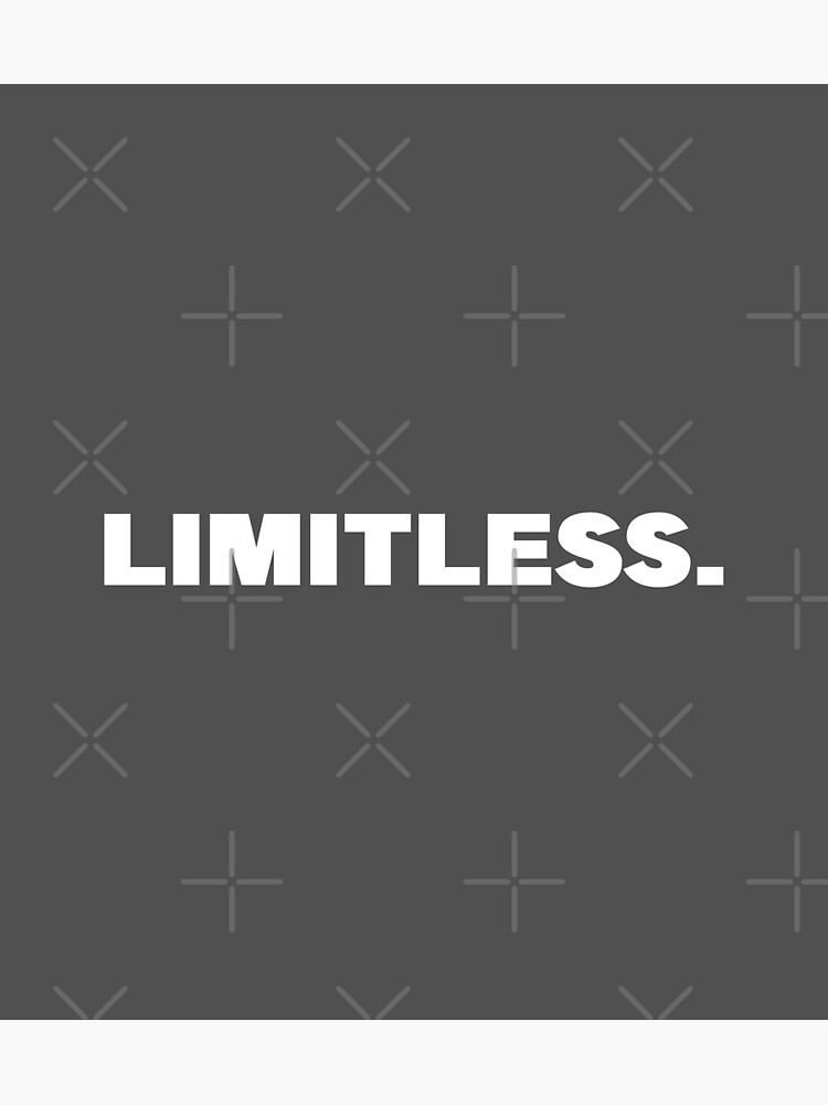 "Limitless One Word Quote" Poster for Sale by American-usa | Redbubble