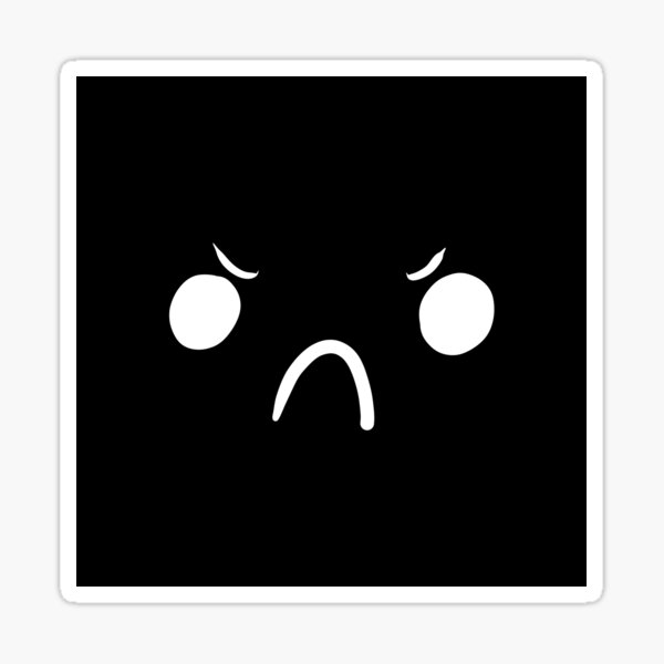 "ono face" Sticker by Nyamelon | Redbubble