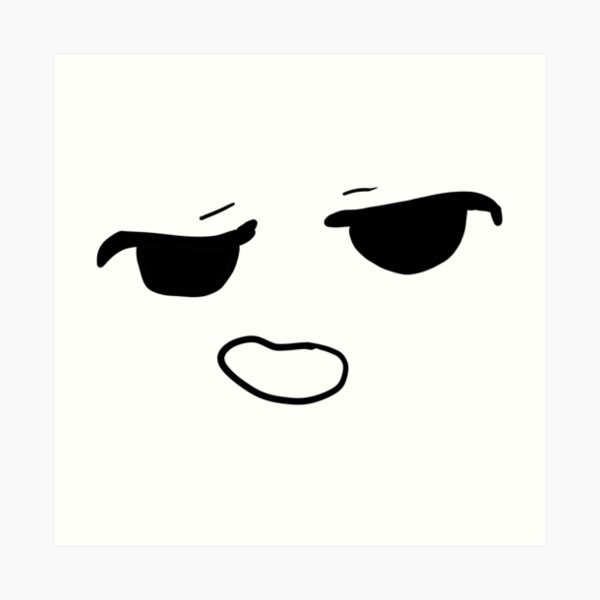 "Anime Cute Smug Face" Art Print for Sale by Nyamelon | Redbubble