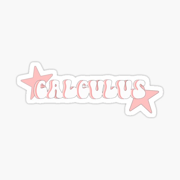 "Girly Math-calculus" Sticker for Sale by PreppyPalace | Redbubble