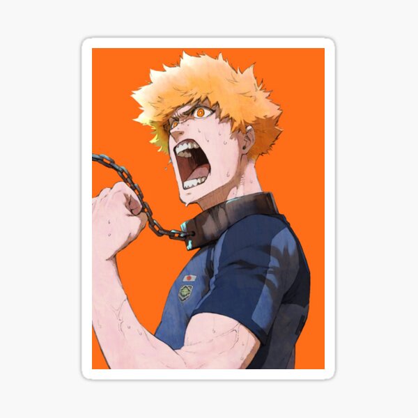 "Rensuke Kunigami Blue Lock " Sticker for Sale by itsreallyroni | Redbubble