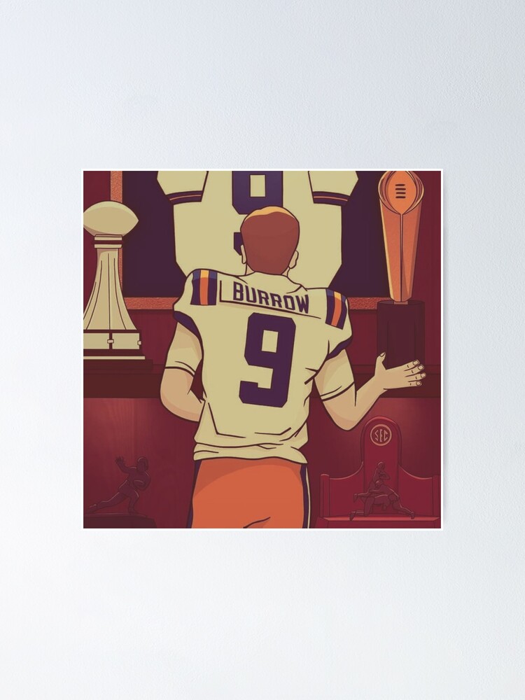 "Joe Burrow Bengals Sticker" Poster by DesignsGideon | Redbubble