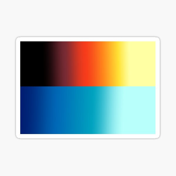"Half and half" Sticker for Sale by Nyamelon | Redbubble