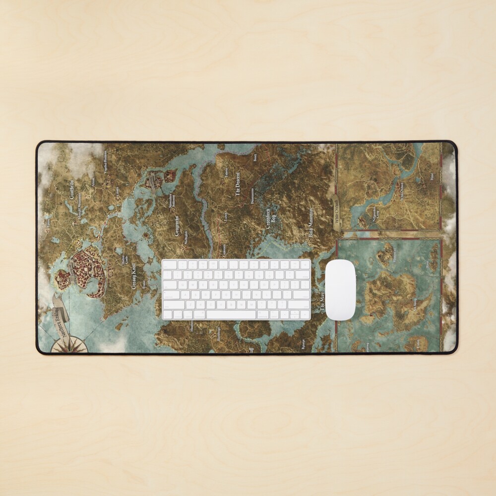 "The Witcher 3 Map" Mouse Pad for Sale by Mr-Zero | Redbubble