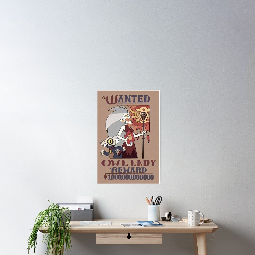 "Wanted! Eda (the owl house) poster" Poster for Sale by ehfue | Redbubble
