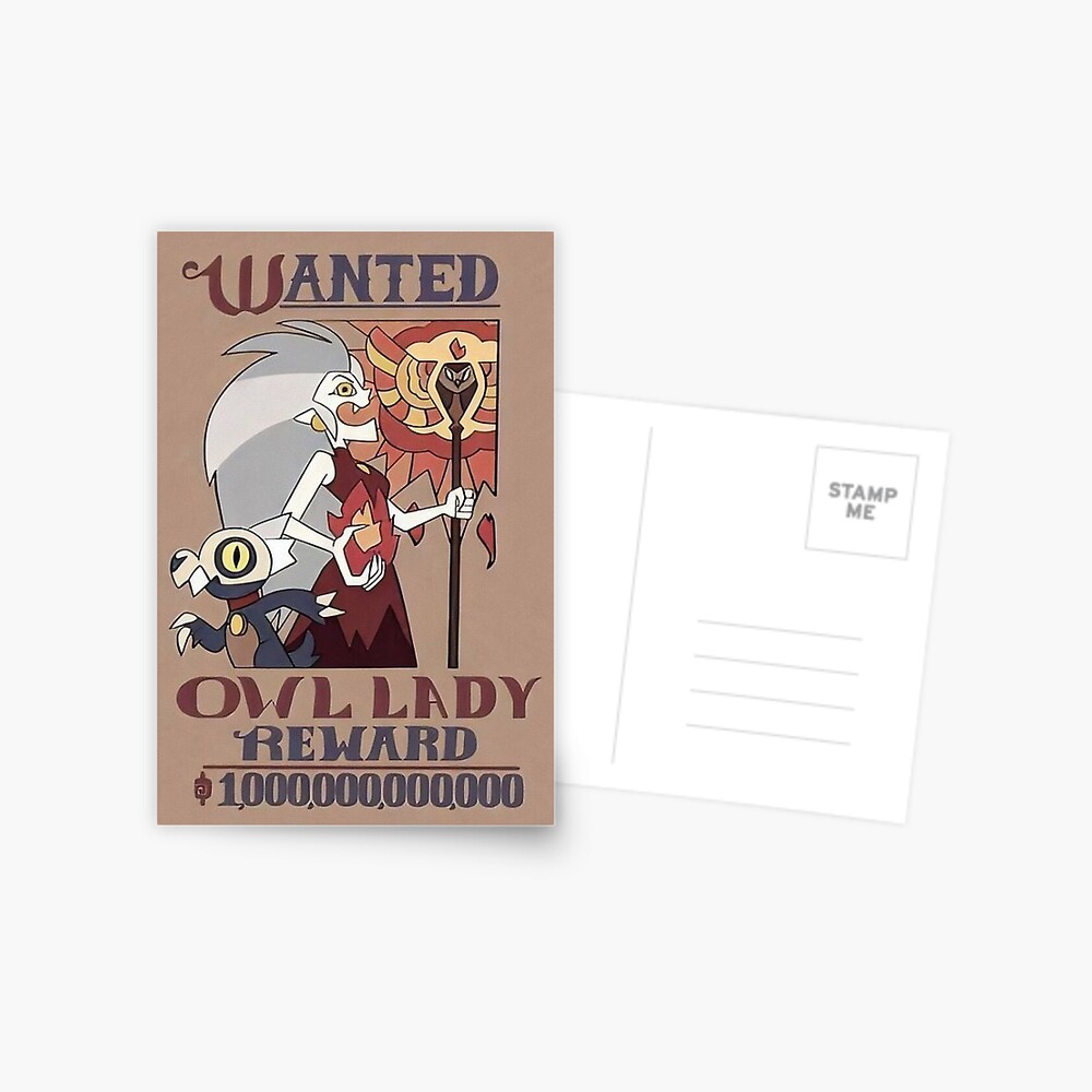 "Wanted! Eda (the owl house) poster" Postcard by ehfue | Redbubble