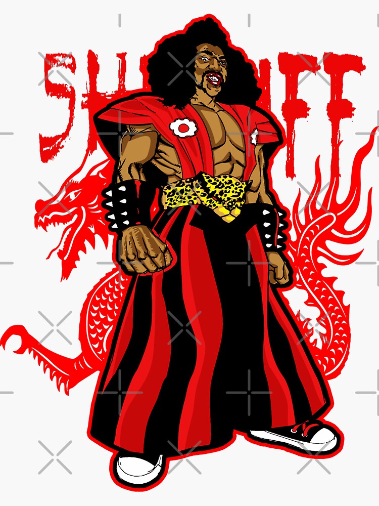 "Sho Nuff Rage japonais" Sticker for Sale by macheal-brawn | Redbubble