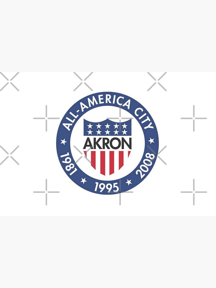 "Flag of Akron, Ohio USA" Sticker by mo91 | Redbubble