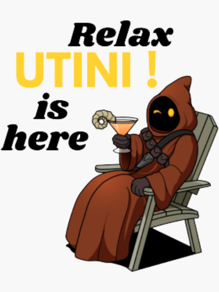 "Utini !" Sticker for Sale by KOKI-15 | Redbubble
