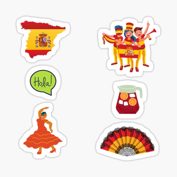 "Spain travel sticker" Sticker by iODstore | Redbubble