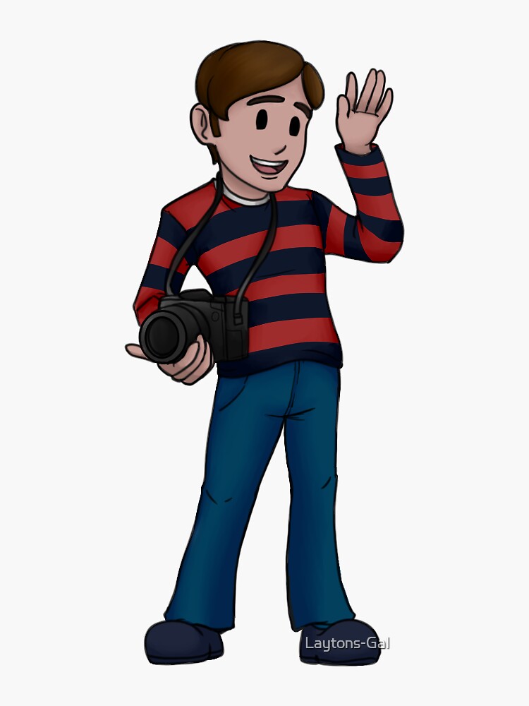 "YIIK Michael " Sticker by Laytons-Gal | Redbubble