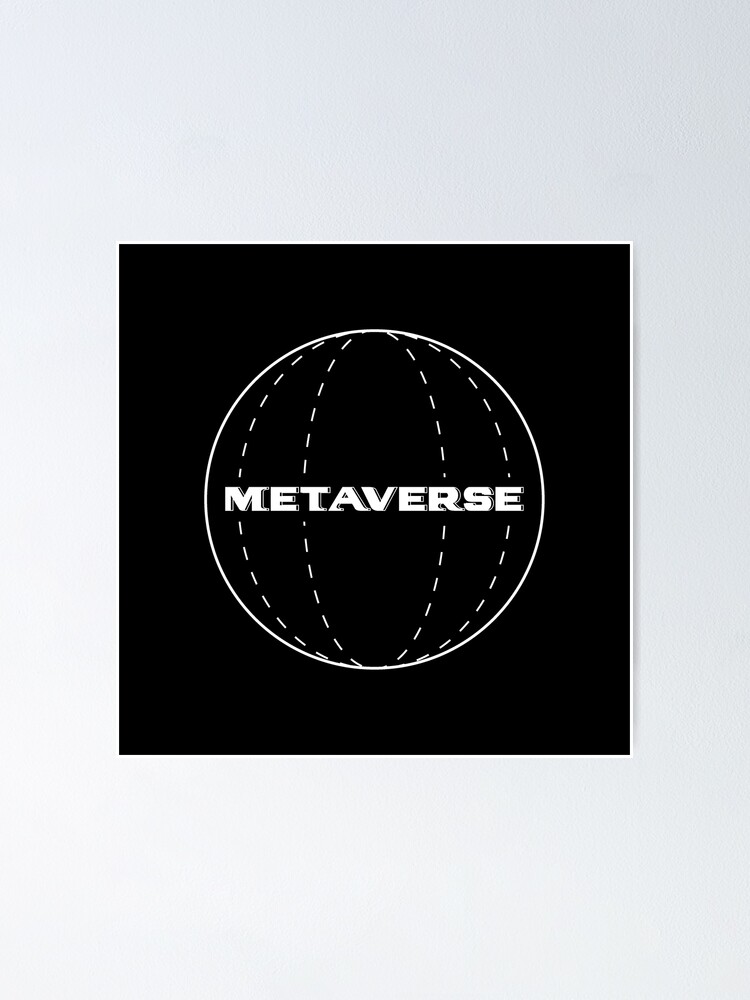 "Retro Metaverse Logo - VR" Poster for Sale by hindsightAnD | Redbubble