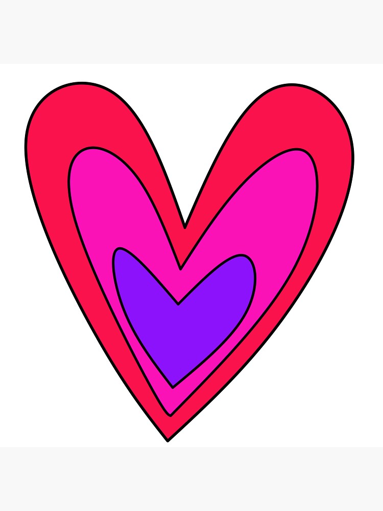 "heart logo" Sticker by Herysyo | Redbubble