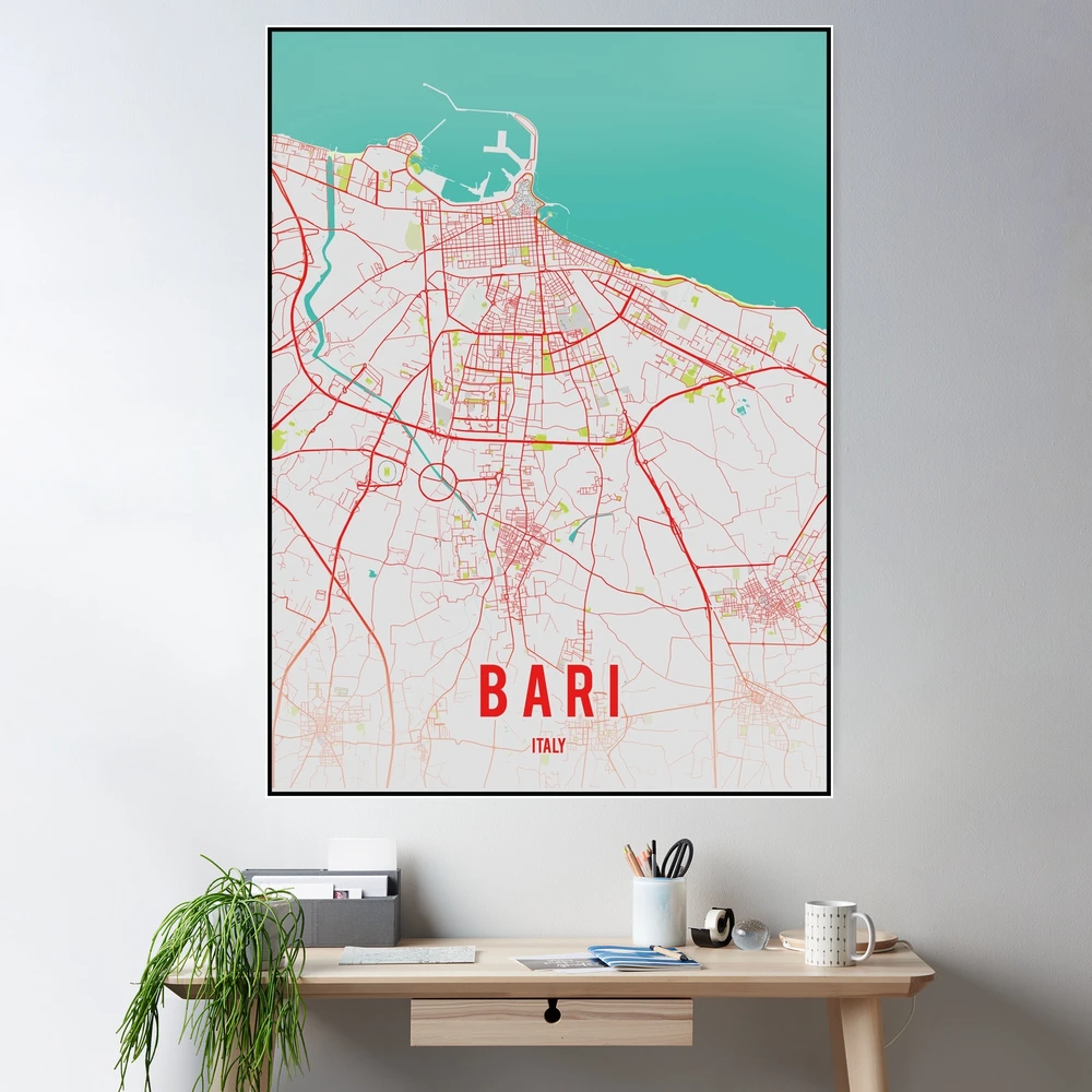 Mapa Antiguo De Bari Silabom