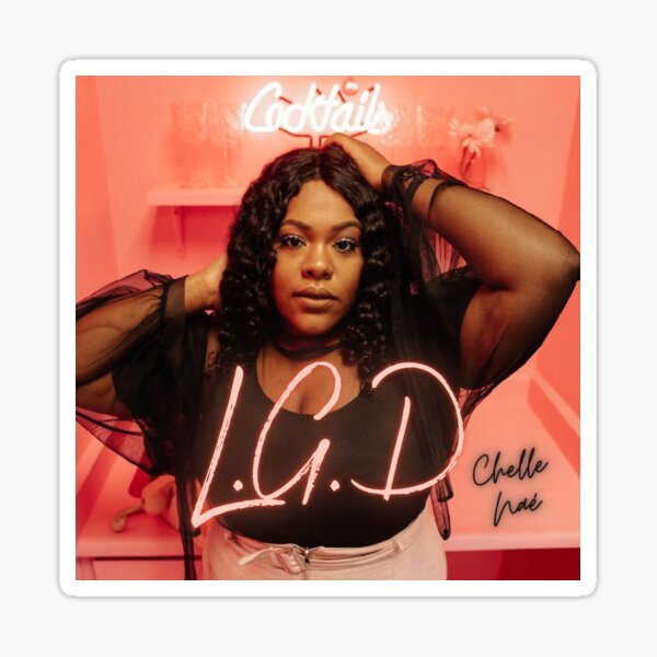"LGD by Chelle Nae" Sticker for Sale by ChelleNae | Redbubble