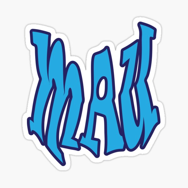 "MAU" Sticker for Sale by hunda | Redbubble