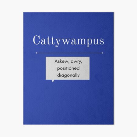 "Cattywampus, silly words, joke words for fun, funny interesting word ...