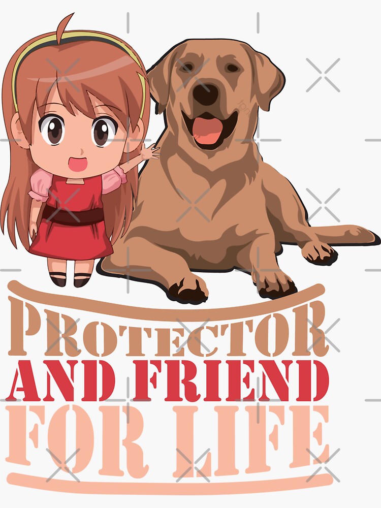 "Protector And Friend For Life" Sticker for Sale by batakcovered ...