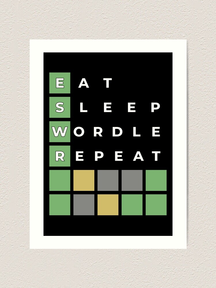 "EAT SLEEP WORDLE REPEAT, Wordle Obsessed, Wordle Expert, Wordle Craze ...