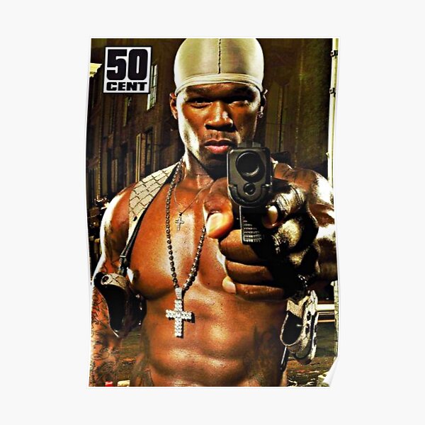 "Vintage 50 Cent" Poster for Sale by VidaHipHop | Redbubble