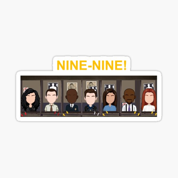 "Nine-Nine" Sticker by Fra27 | Redbubble