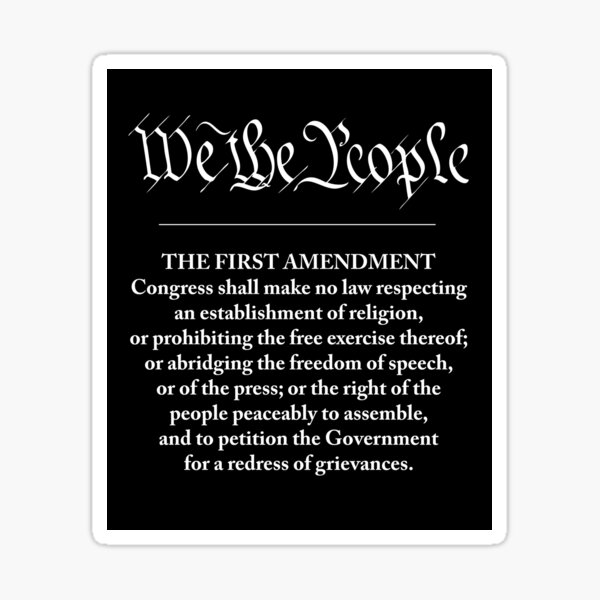 Paper & Party Supplies Stickers, Labels & Tags Free Speech Freedom of ...