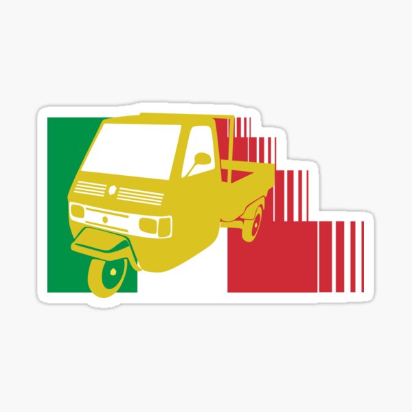 "Piaggio Ape" Sticker by DBnation | Redbubble