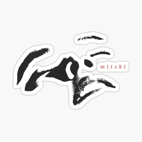 "Mitski Merch Mitski Face" Sticker by Rainko | Redbubble