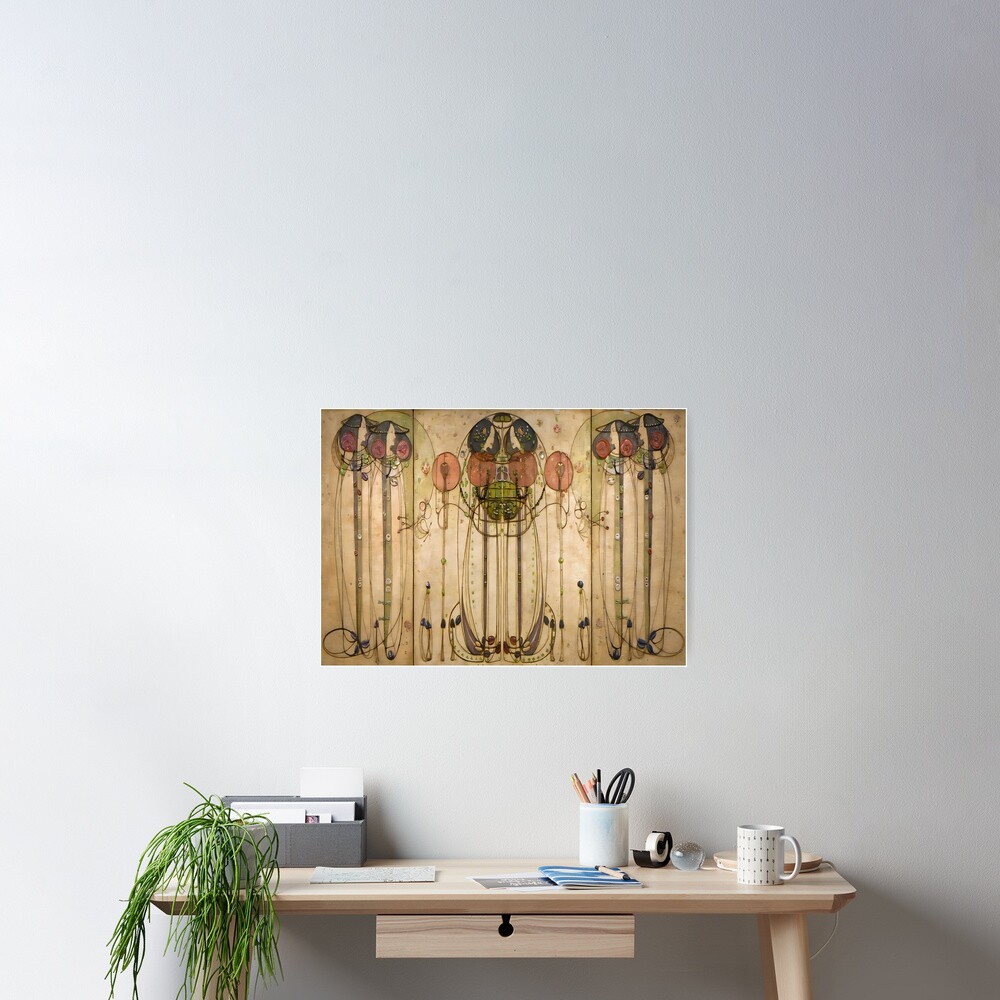 "Charles Rennie Mackintosh - The Wassail " Poster by ArtMemory | Redbubble