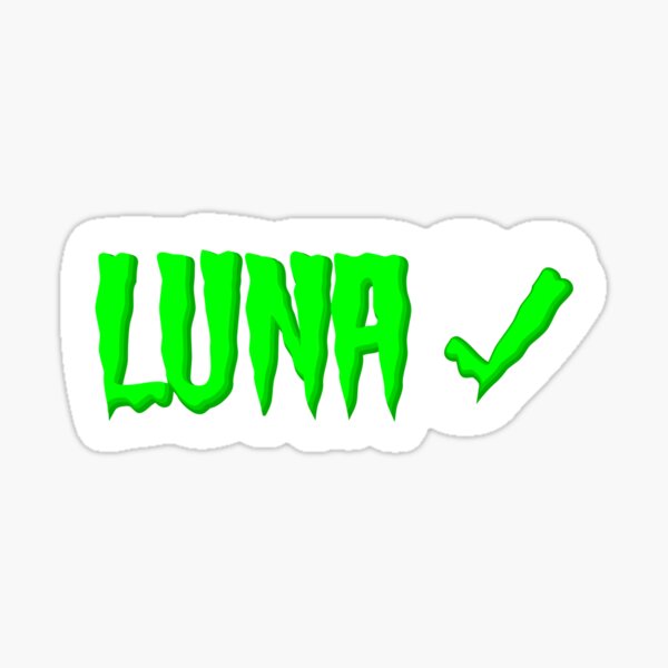 "Luna Tick - Funny Saying" Sticker for Sale by purplevamp | Redbubble