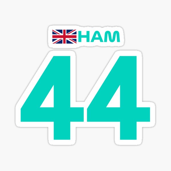 "Lewis Hamilton Mercedes F1 2022" Sticker by larsmeijer11 | Redbubble