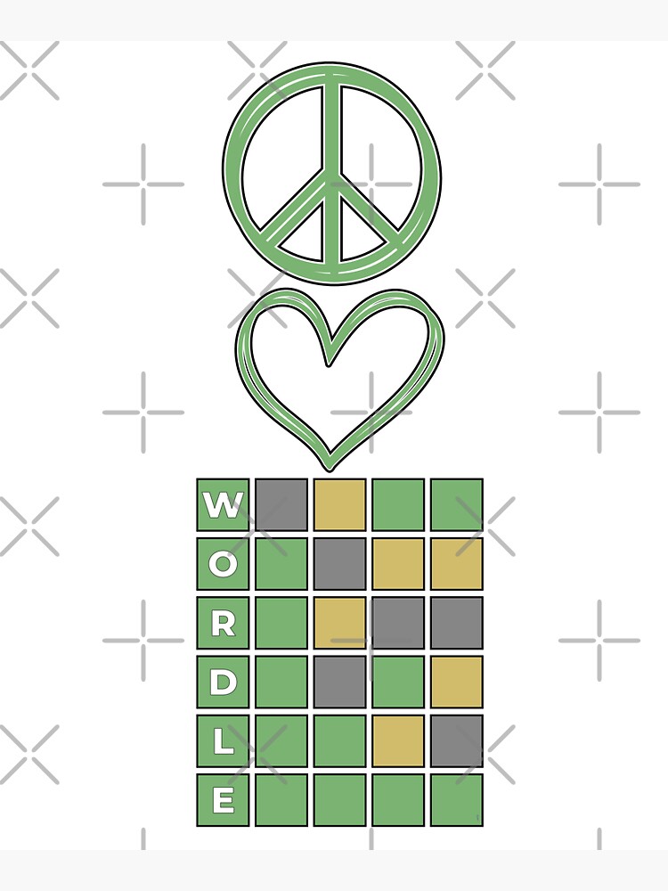 "PEACE LOVE WORDLE, Wordle Obsessed, Wordle Expert, Wordle Craze ...