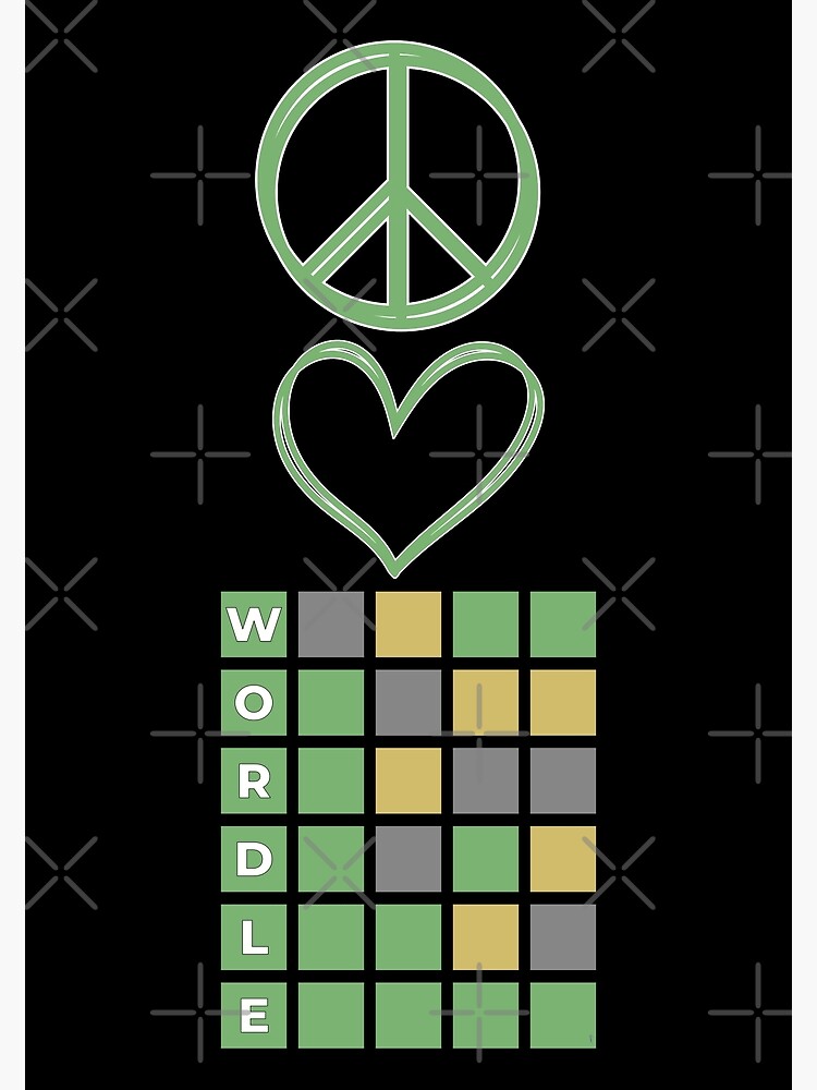 "PEACE LOVE WORDLE, Wordle Obsessed, Wordle Expert, Wordle Craze ...