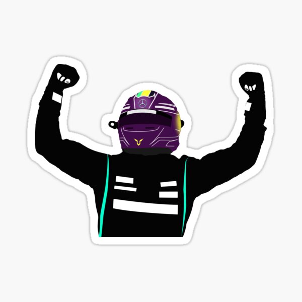 "Lewis Hamilton Mercedes AMG Petronas F1 World Champion" Sticker by ...