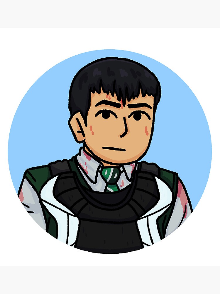 "Yang Dae-Su - All Of Us Are Dead Cartoon" Poster by LoserMangaka ...