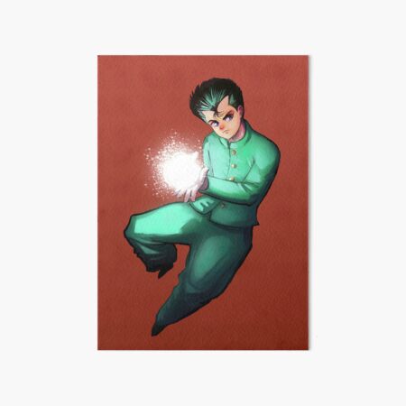"Yusuke Urameshi Reigun" Art Board Print for Sale by tfernandesart ...