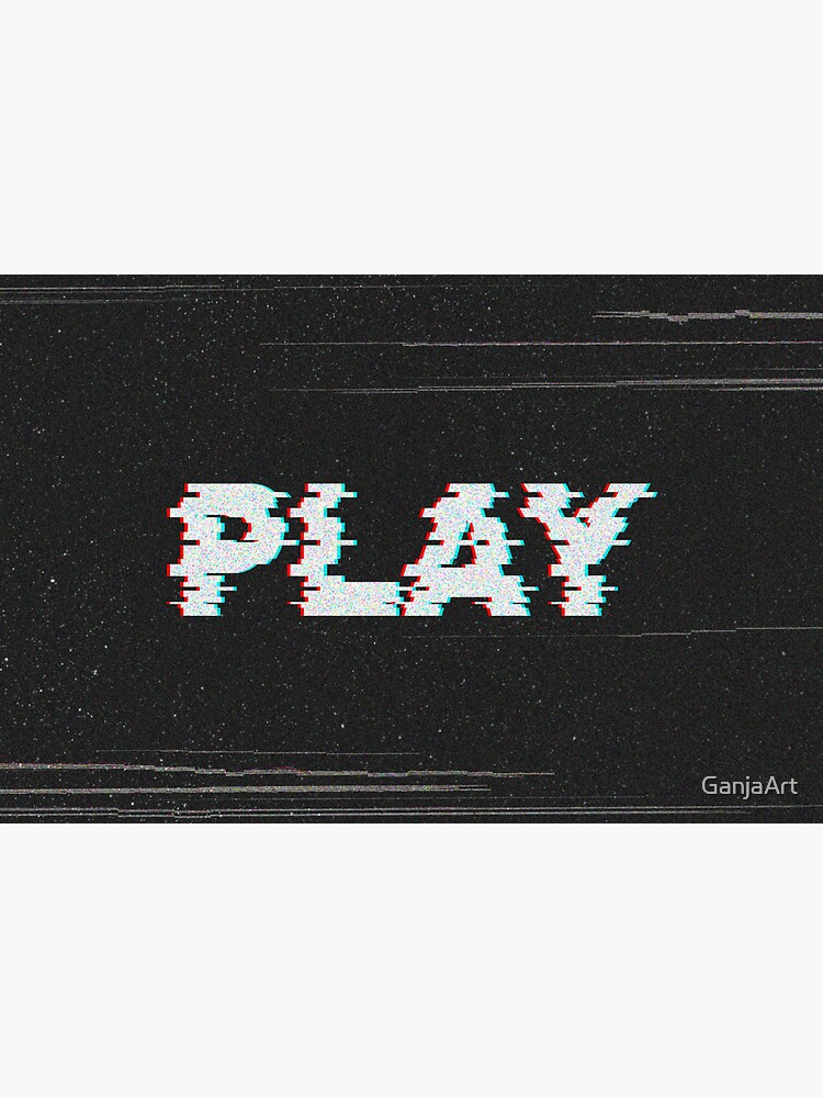 "Play vintage tik tok" Sticker by GanjaArt | Redbubble